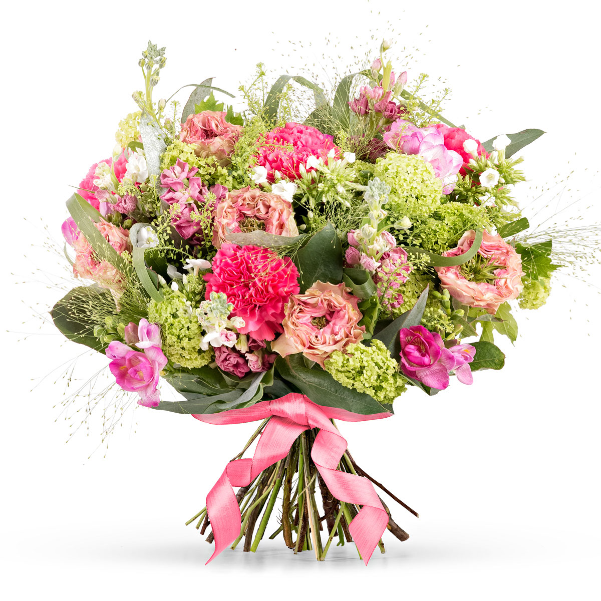 Bouquet de Fleurs Roses Pour la Fête des Mères - Large (35 cm) - CadoFrance