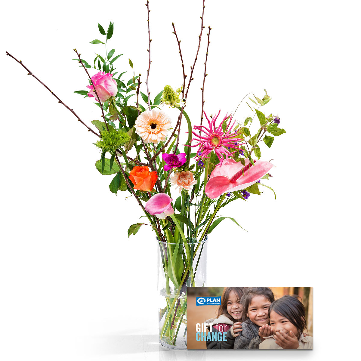Plan International Belgium Flowers & Plan Gift Card - CadoFrance